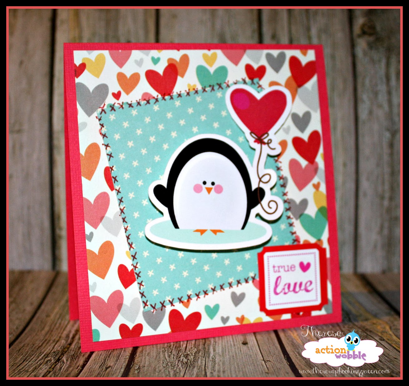 The Scrapbooking Queen: Wobble Wednesday Challenge ~ True Love