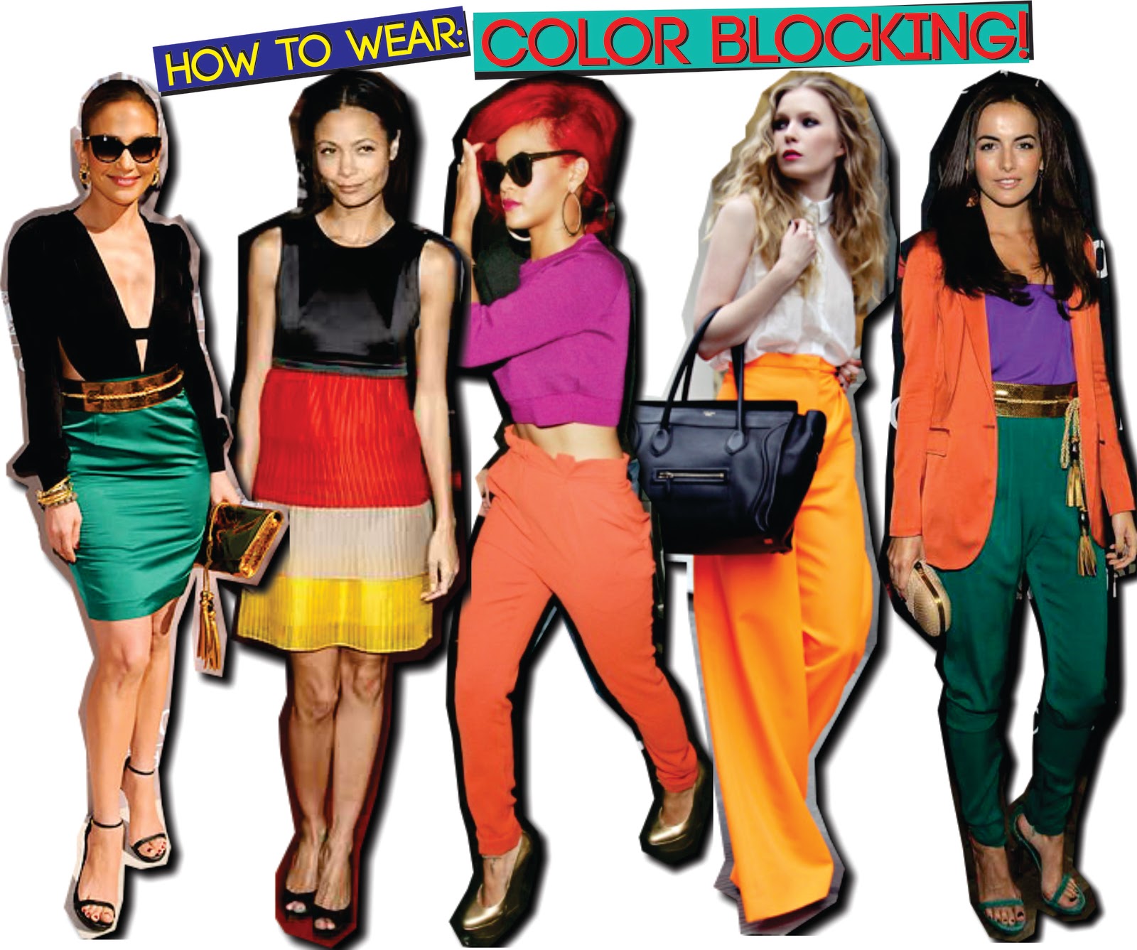 Candy Cake12 Fashioning The Color Blocking Trend