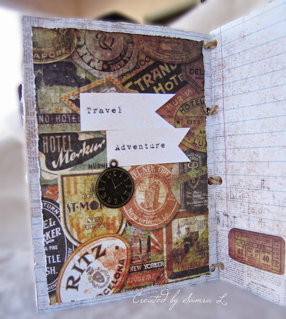 Paper Talk With Samra: Vintage Travel Book Card