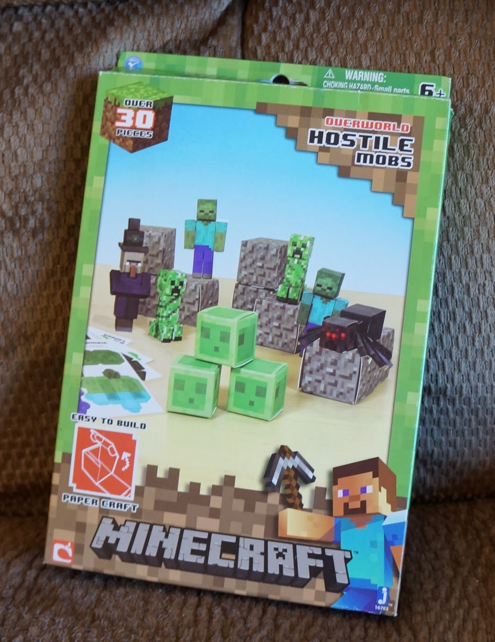 Evan and Lauren's Cool Blog: 12/5/13: Minecraft Plush and Paper Craft ...
