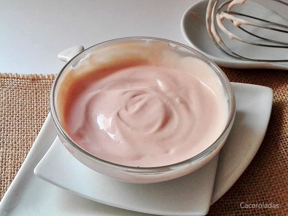 Como hacer salsa rosa casera | Caceroladas