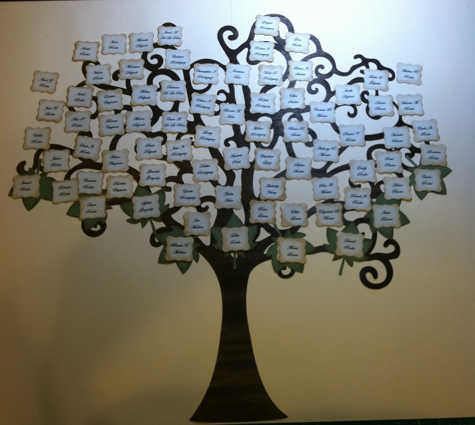 Lisa's Crafts: Rocha Family Tree 2011