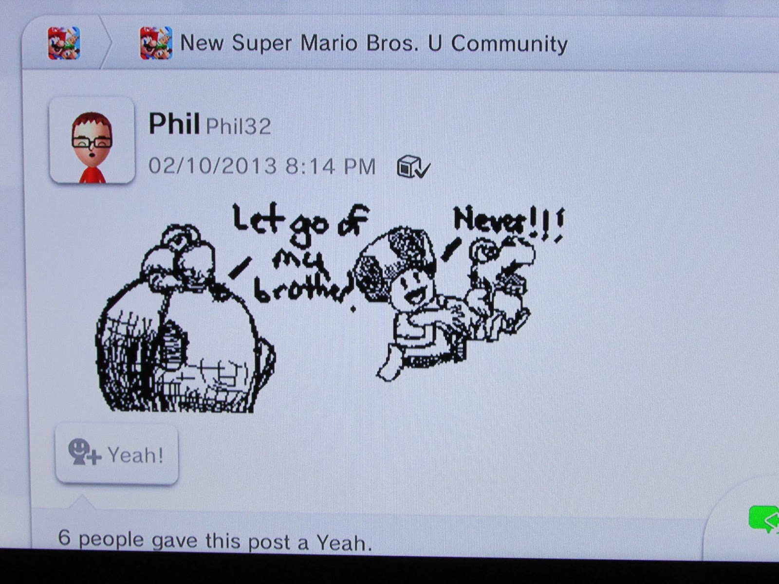 SuperPhillip Central: Fun With Miiverse, Or How It's Currently the Wii ...