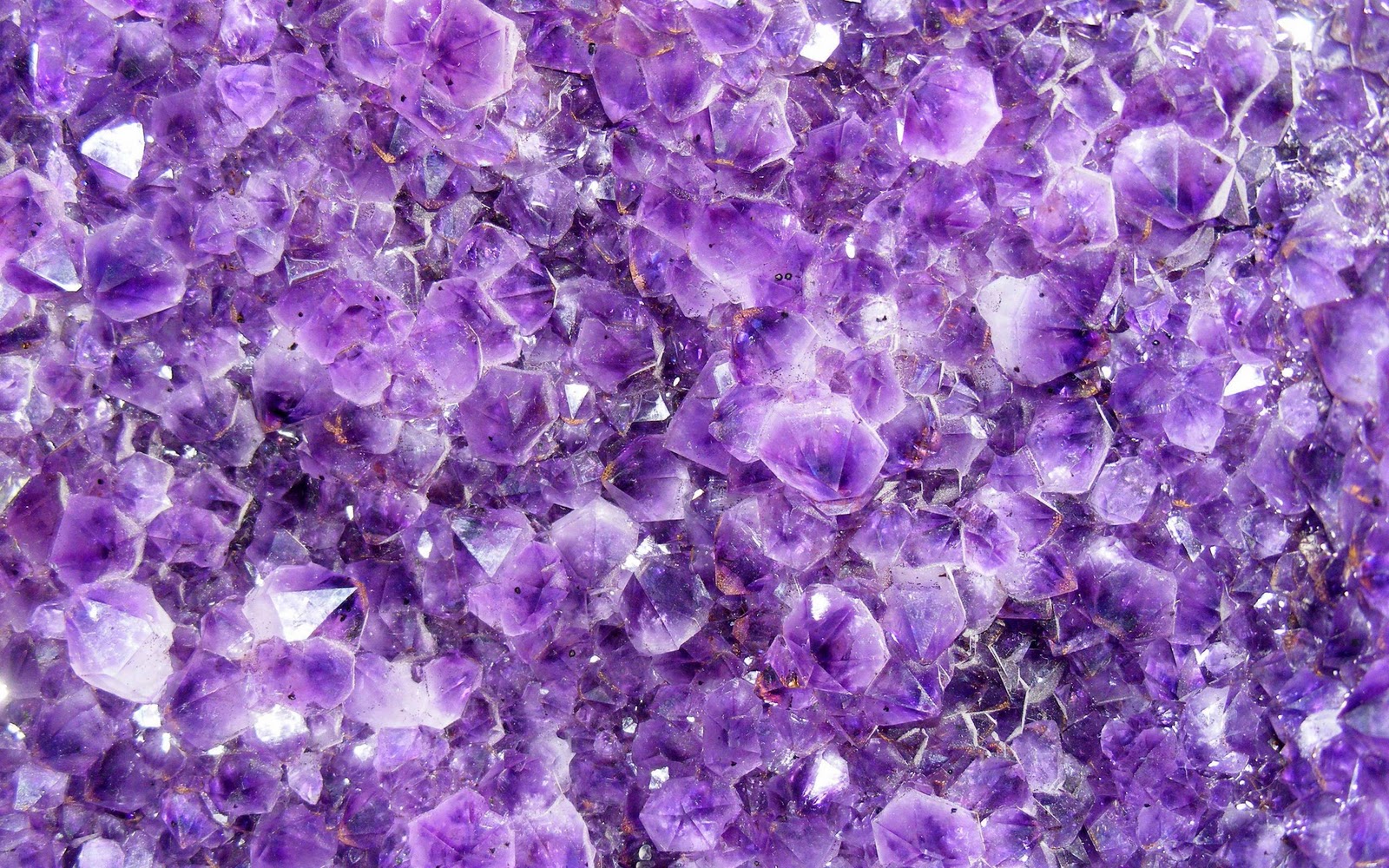 Purple Crystals Wallpaper