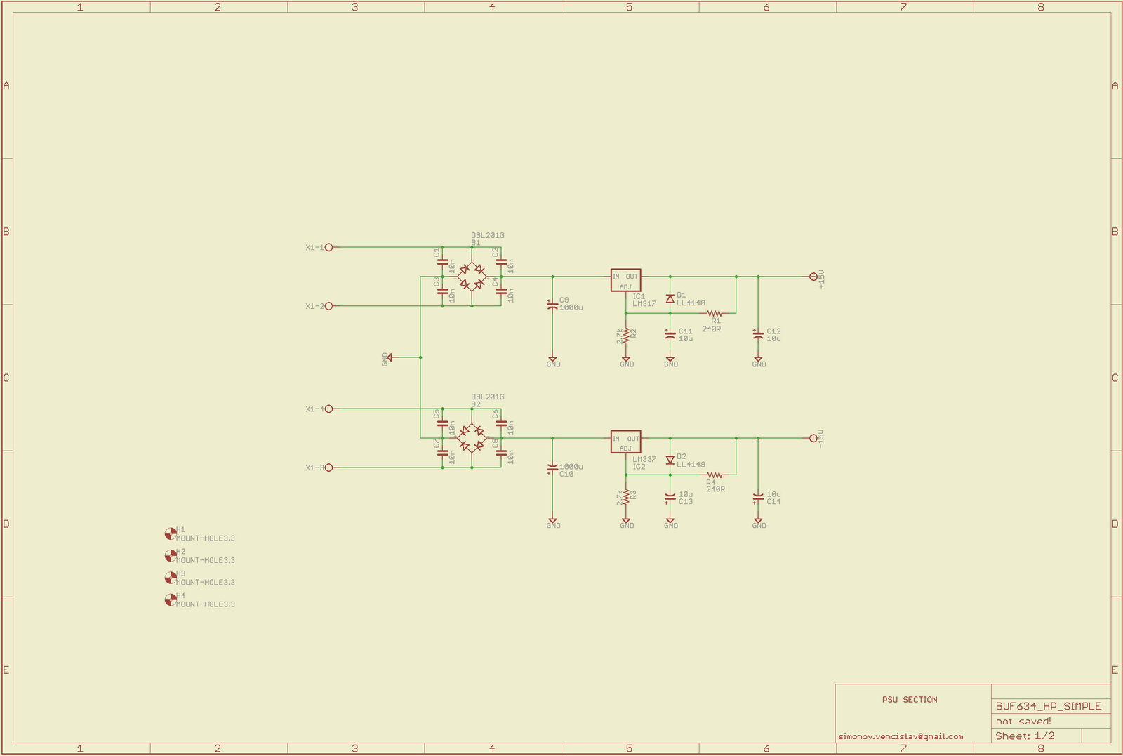 BUF634 Headphone Amplifier, Driver. PCB Project. - AUDIO WORKSHOP