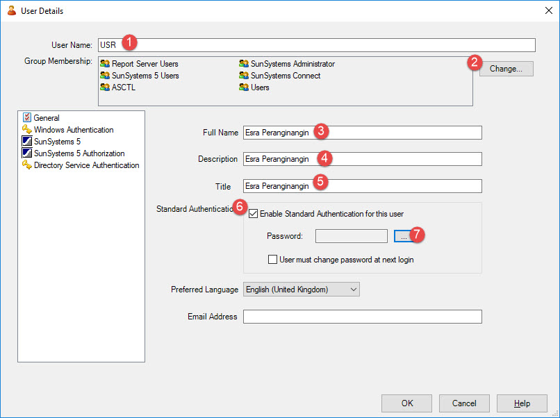 Free SunSystems Tutorial: How do I create a new user in SunSystems?