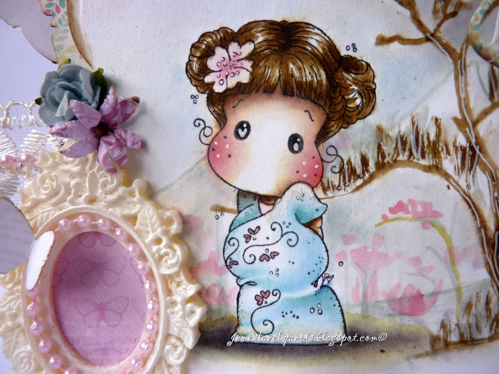 Jane's Lovely Cards : Magnolia-licious DT - Things With Wings