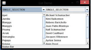 ngoding java bareng coeg: komponen JList