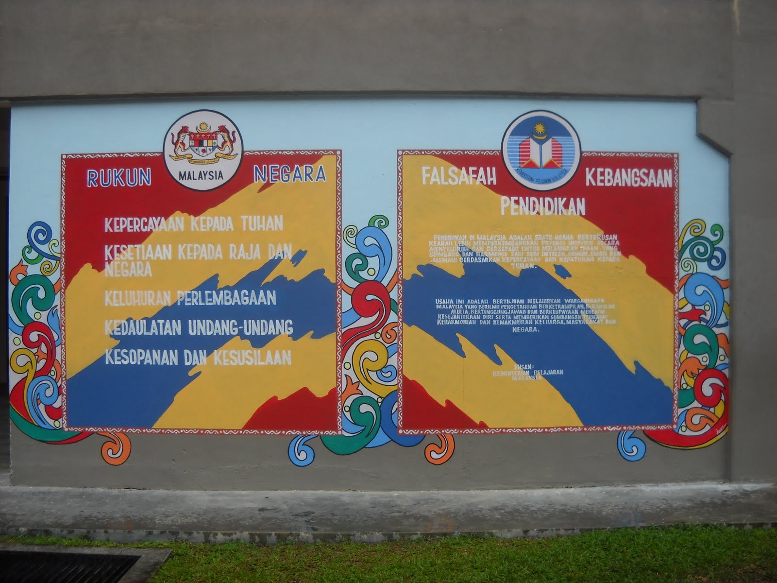 Pelukis Mural Shah Alam: Rukun Negara