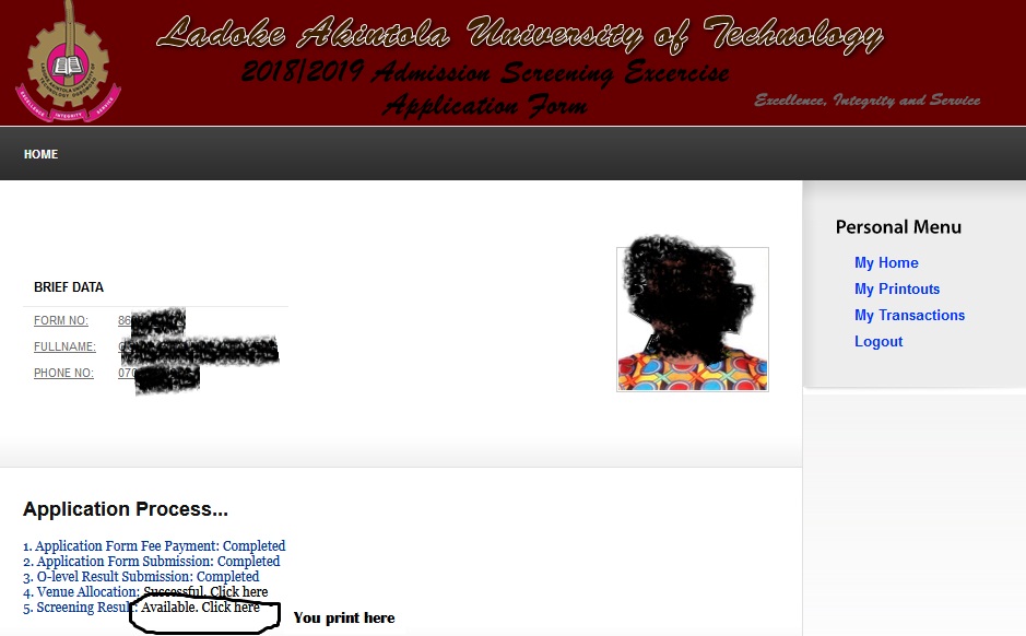 LAUTECH Post UTME (2023) Results: See 5 Steps to Check - SCHOOLCONTENTS ...