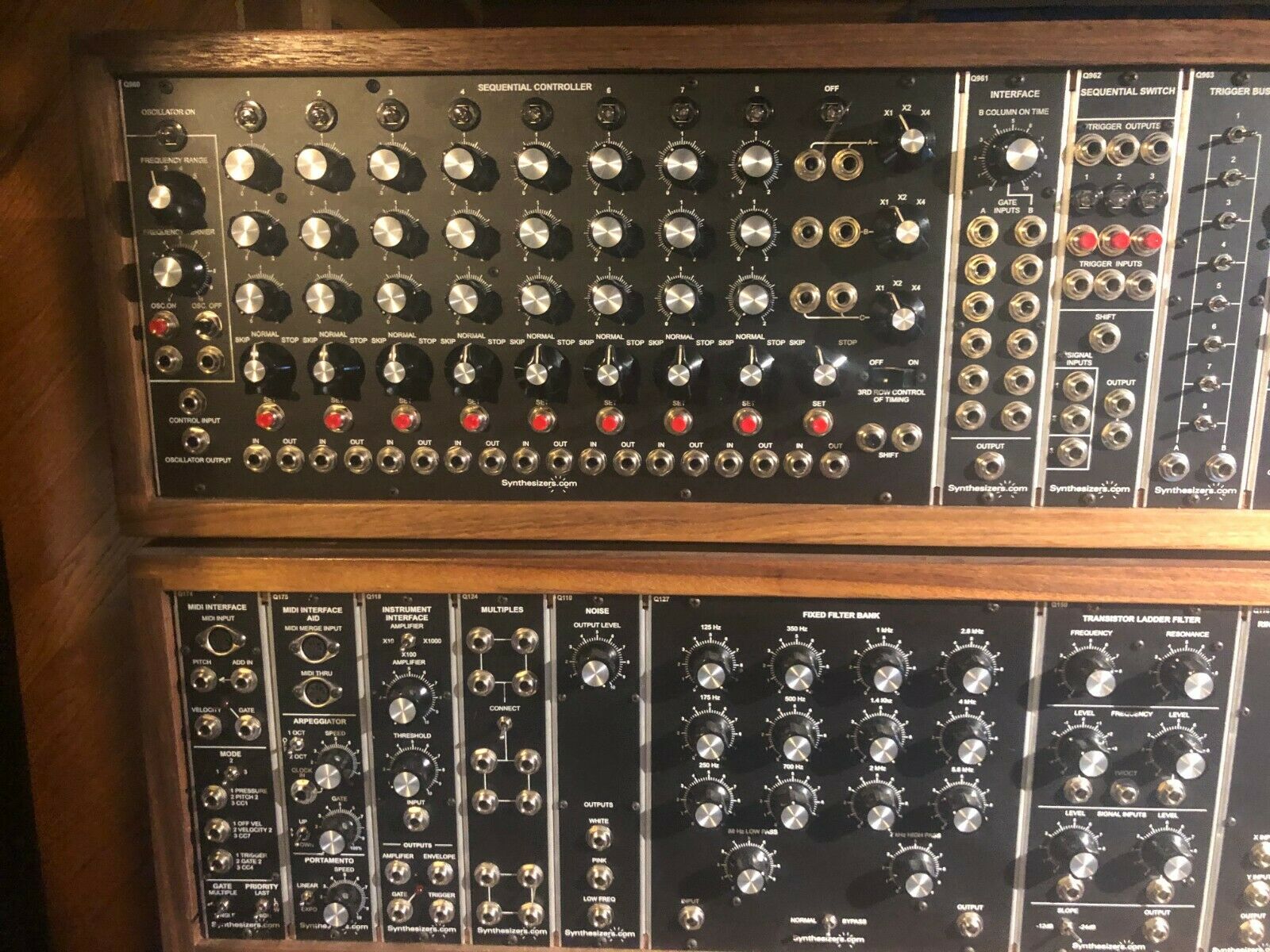 MATRIXSYNTH: Synthesizers.com Modular Synth System w/ Custom Walnut ...