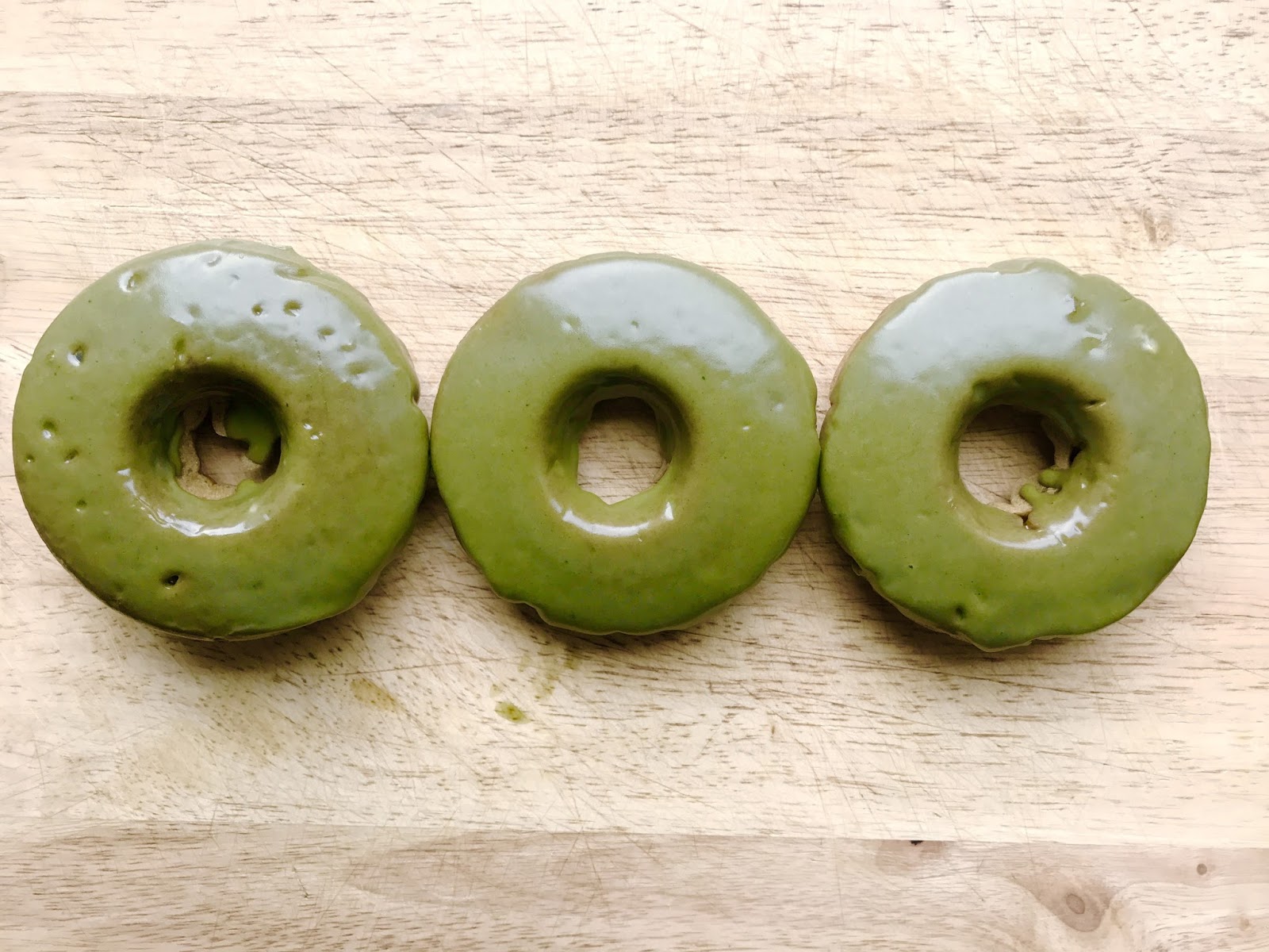 Gastronomic (Mis)Adventures : Recipe: Baked Matcha Donuts