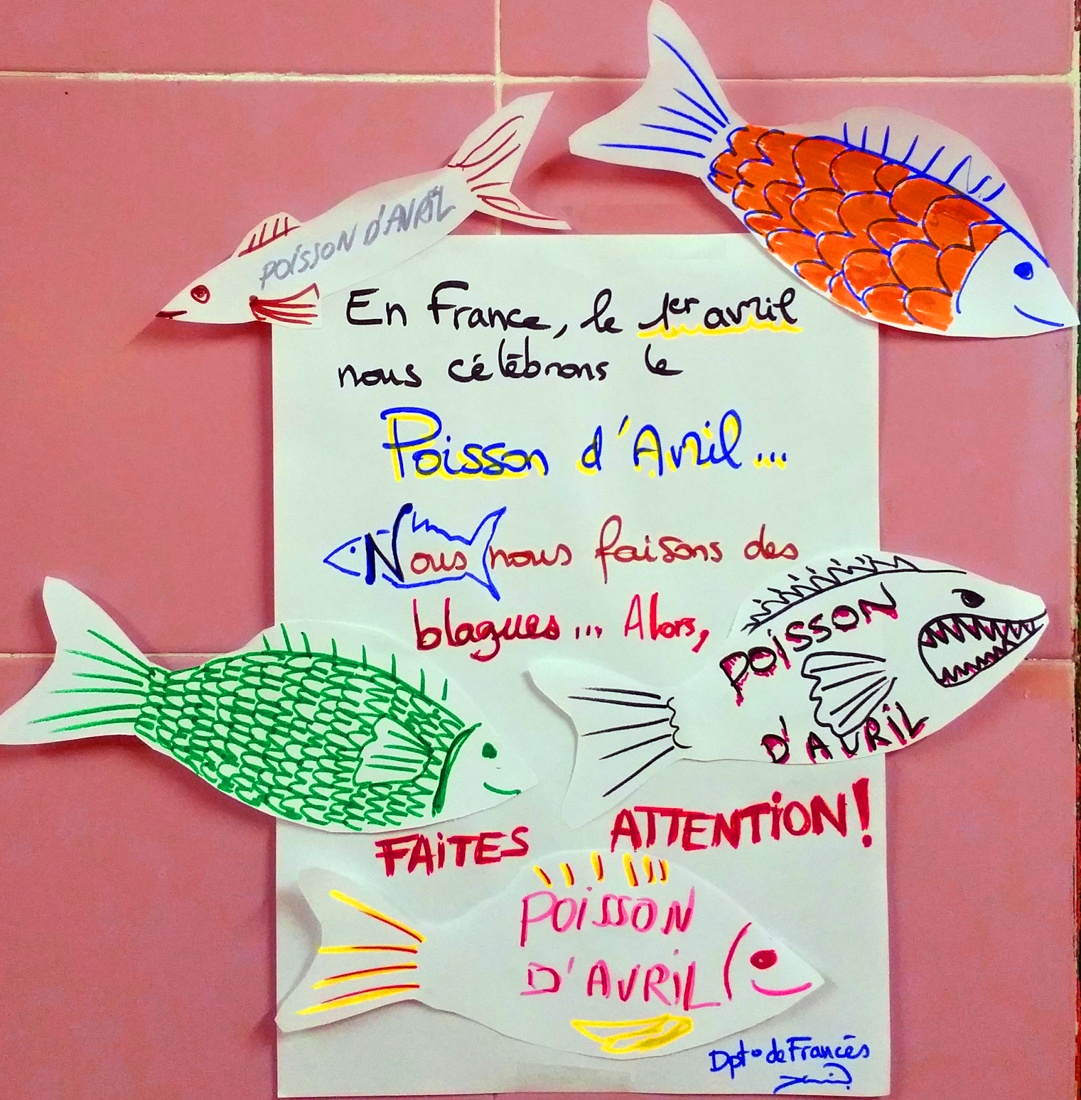 L'atelier FLE: Lunes y Martes, Francés - CONTROL PARA TODOS LOS CURSOS