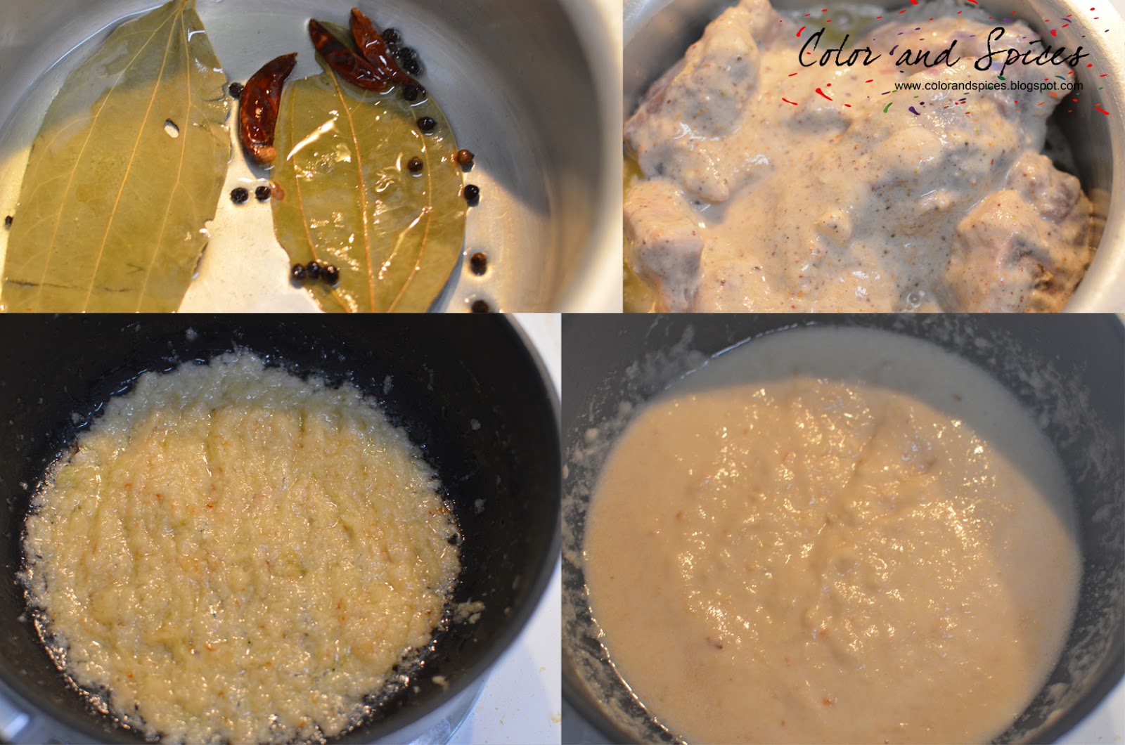 Color and Spices: Mutton Rezala...