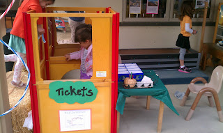 Exploring the Outdoor Classroom: Train Station Dramatic Play