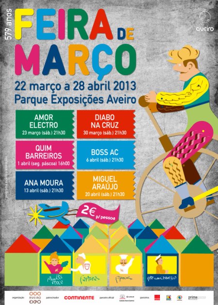 Cartaz Feira de Março 2020 em Aveiro