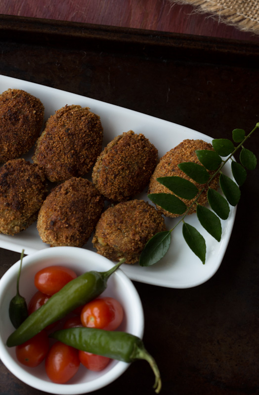 Kerala Style Tuna/Fish Cutlets