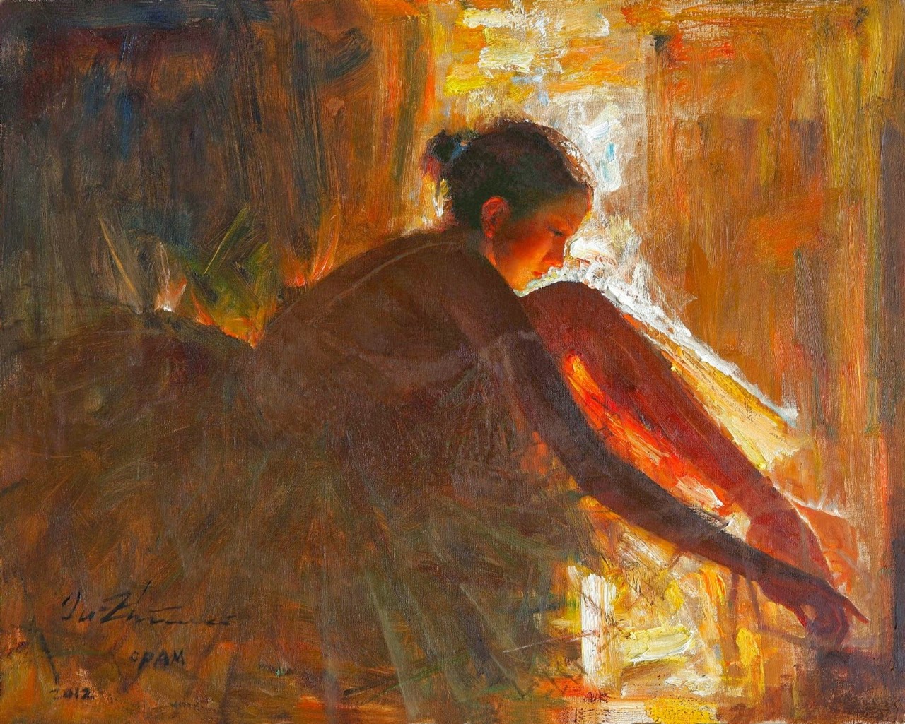 Zhiwei Tu, 1951 | Romantic Impressionist painter | Tutt'Art@ | Pittura ...