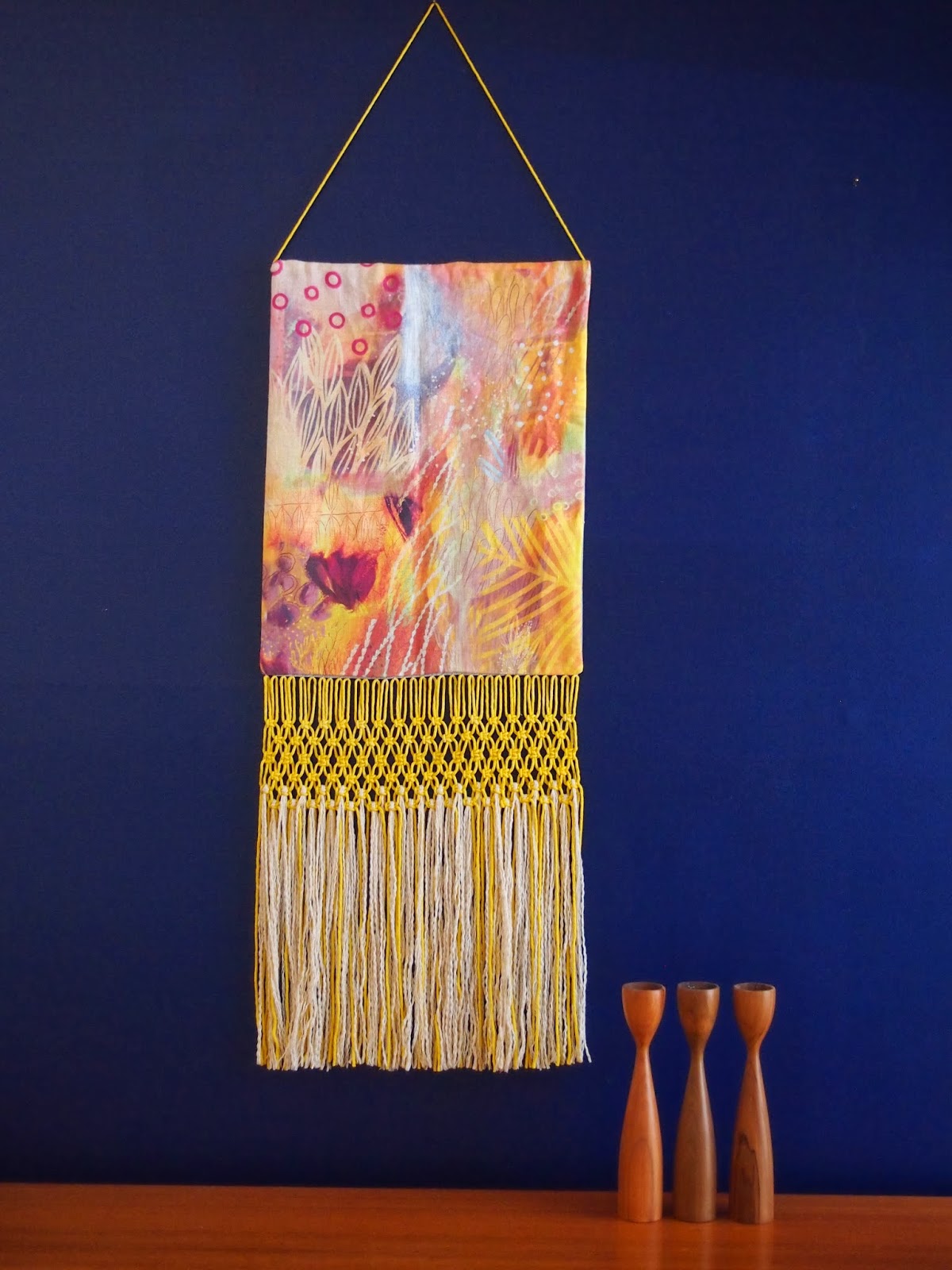 ouch flower: Art + Macrame = artcrame