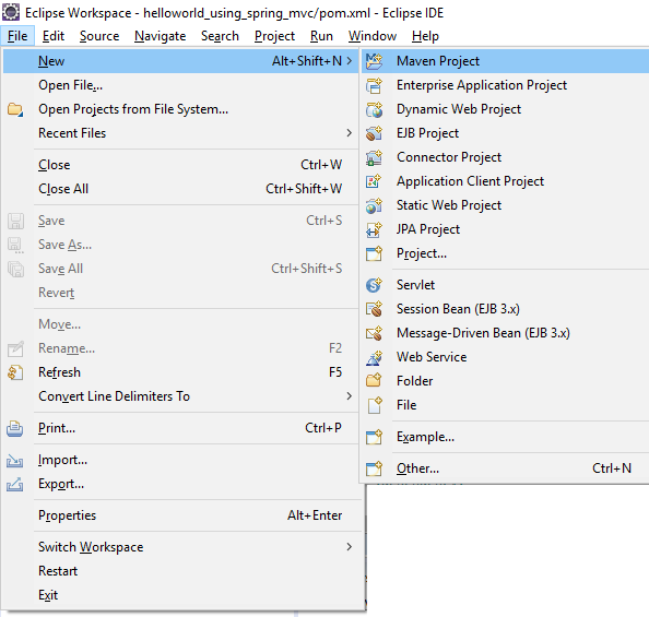Survival8 Hello World Application In Spring Mvc Framework