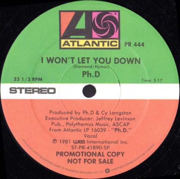 MAXI SINGLES DJ CHARS Ph D I WON T LET YOU DOWN 1981 BY DJ CHARS maxi-singles-dj-chars-ph-d-i-won-t-let-you-down-1981-by-dj-chars