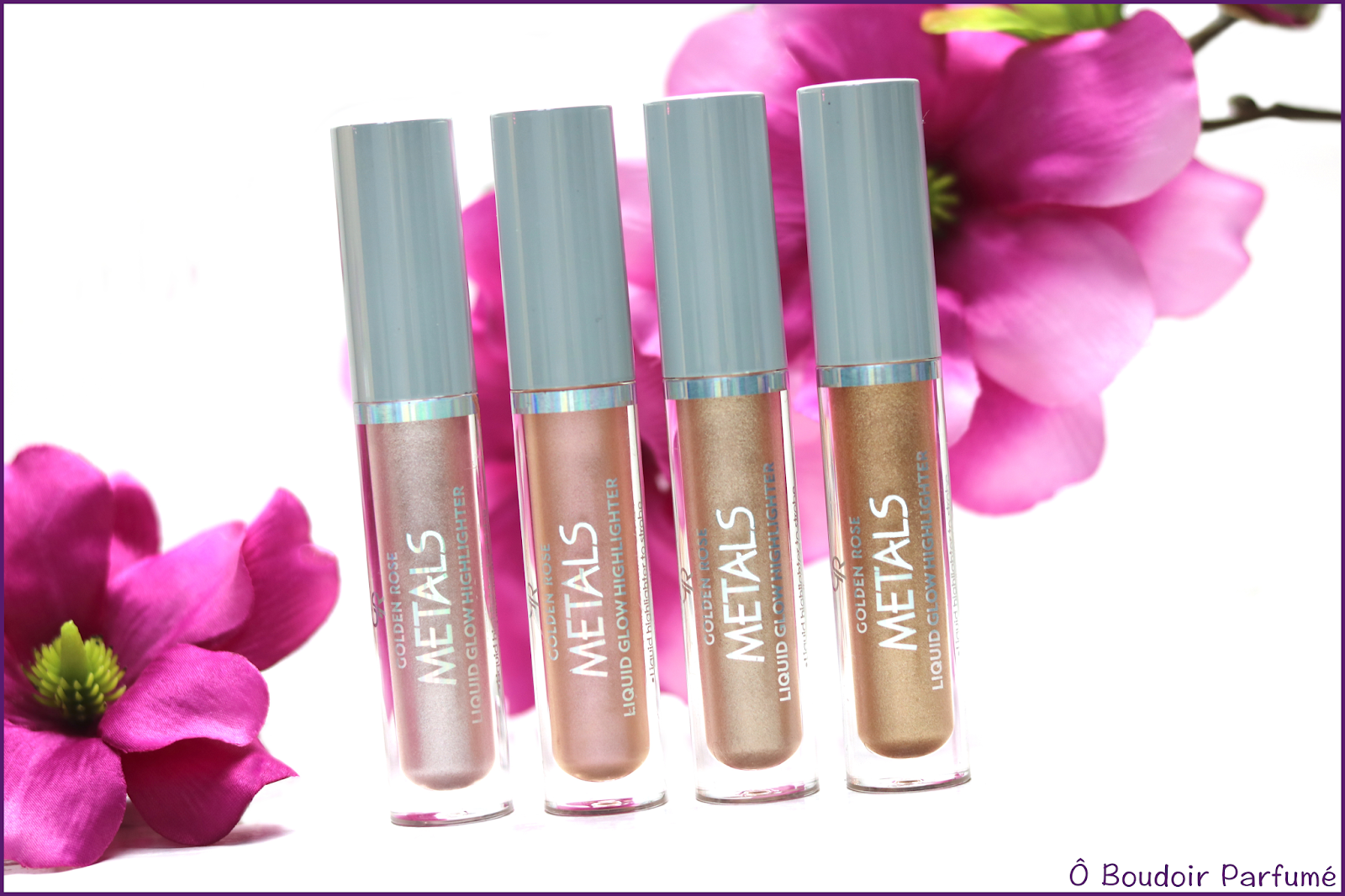 Metals Liquid Glow Highlighter de Golden Rose : de la lumière en tube