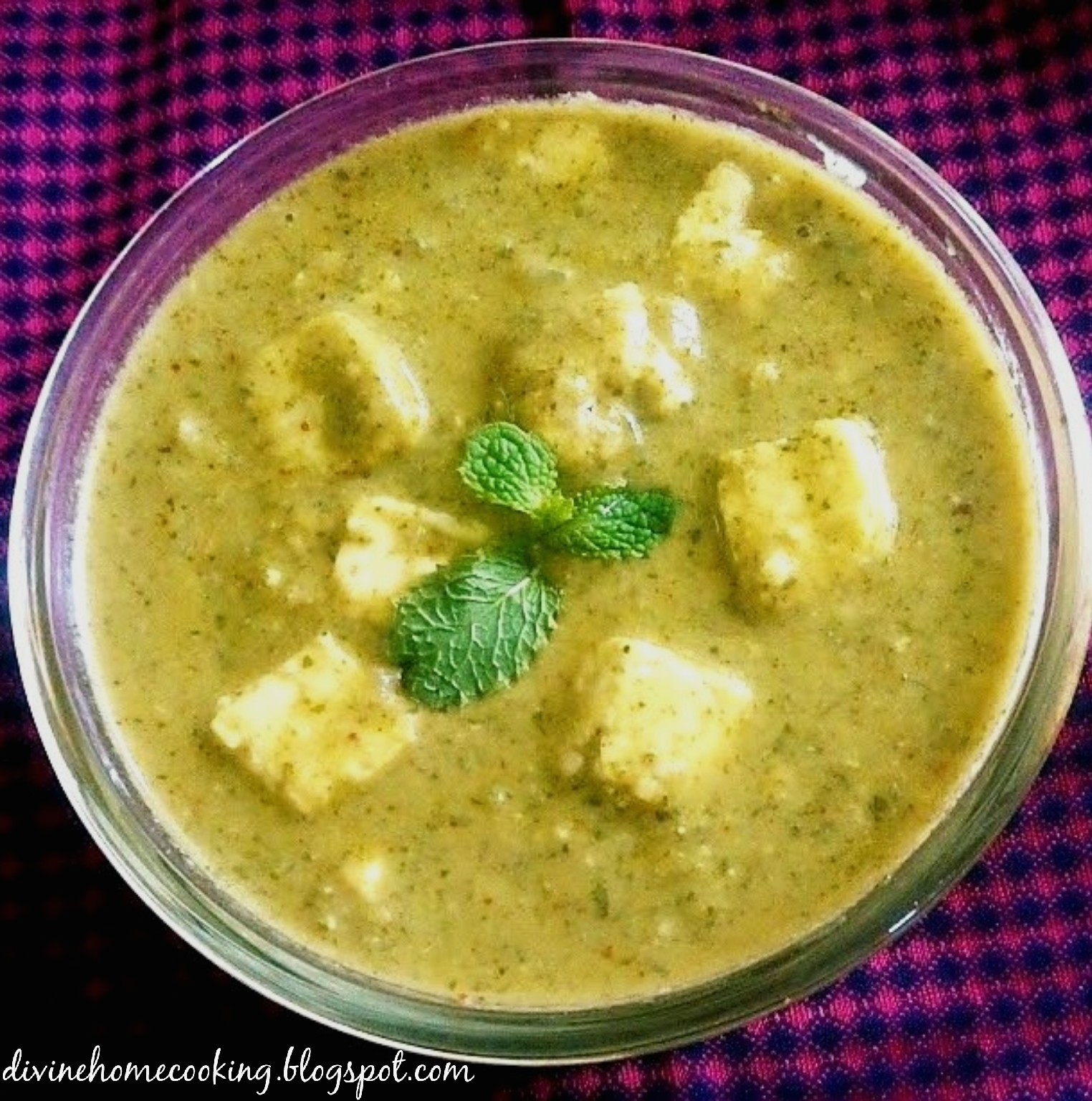 Divine Home Cooking...: Paneer makhmali