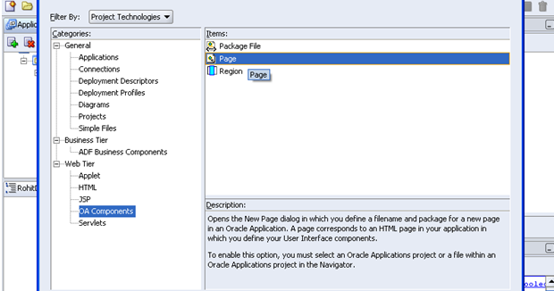 Oracle Application's Blog: Part2 Creating Data Entry Page In OAF