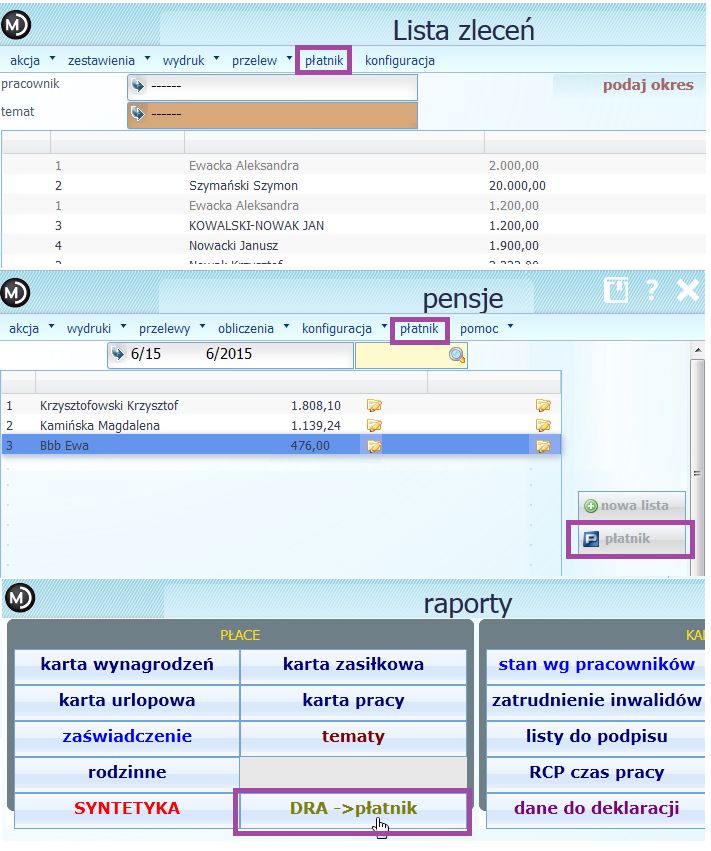 Poznaj obsługę programów Madar: Płace - jak przesłać listę płac do ...