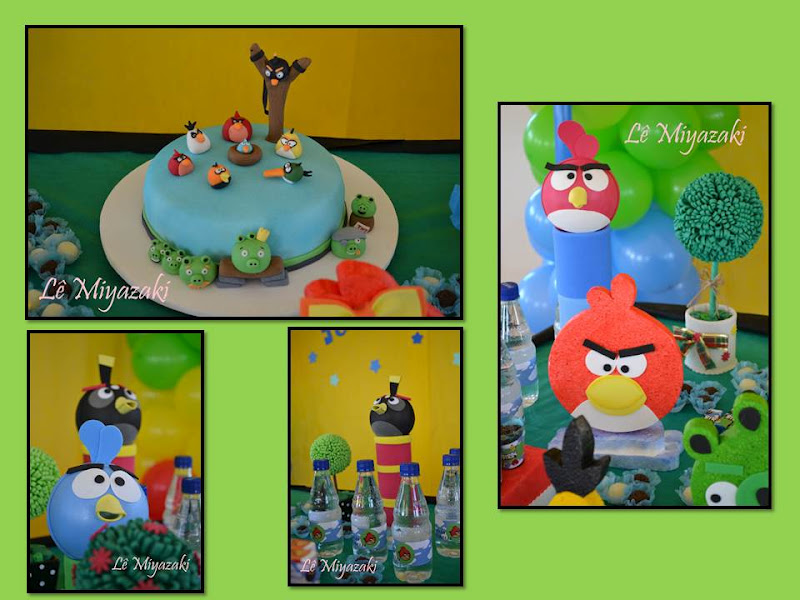 "Festa das Cores": Decoração Tema ANGRY BIRDS