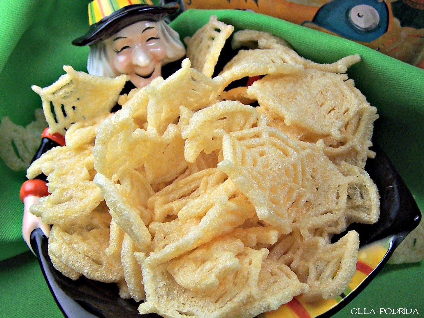Olla-Podrida: Bats & Webs Potato Snacks