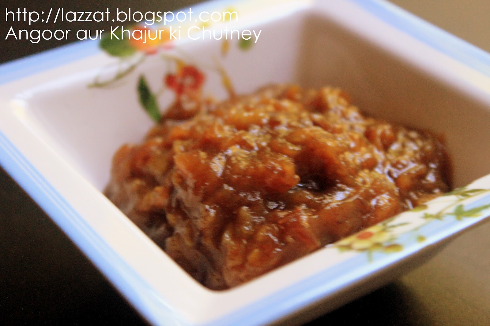 Lazzat ...: Date and Grape Chutney