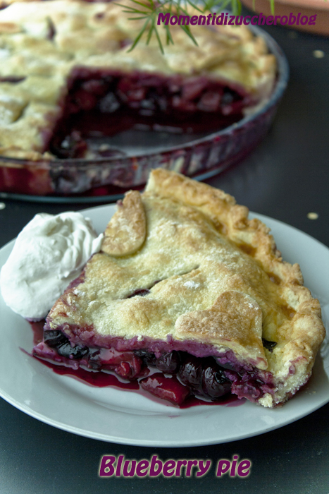 Momenti di zucchero: Blueberry pie {torta di mirtilli}