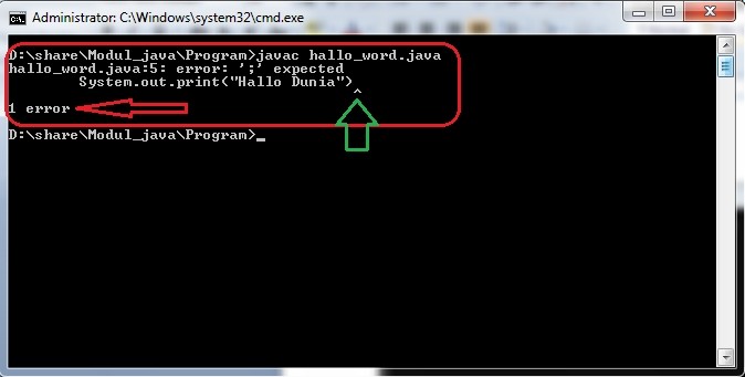 Membuat Program Dasar Java "Hallo World" ~ Secercah Ilmu