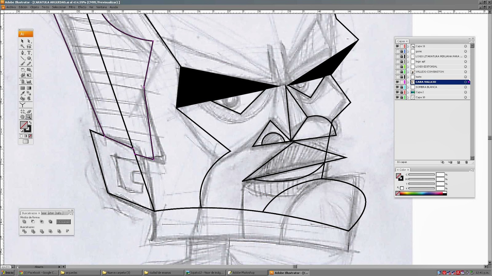 Retrato de Arguedas . Resumen del proceso ilustraciones, storyboard ...