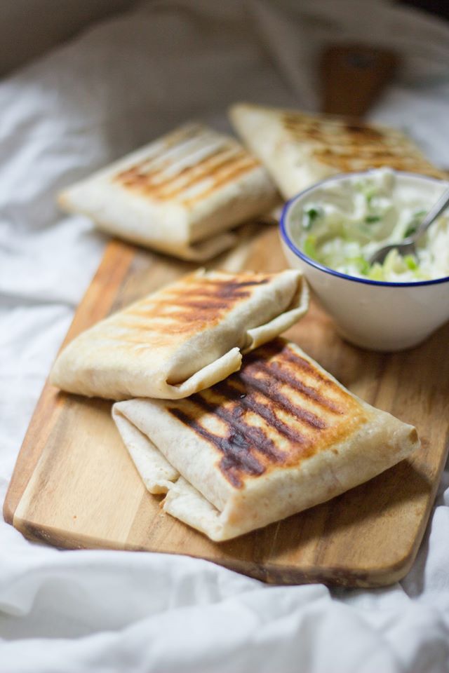 Spicy Chicken Nacho Wraps | Little Paper Swans