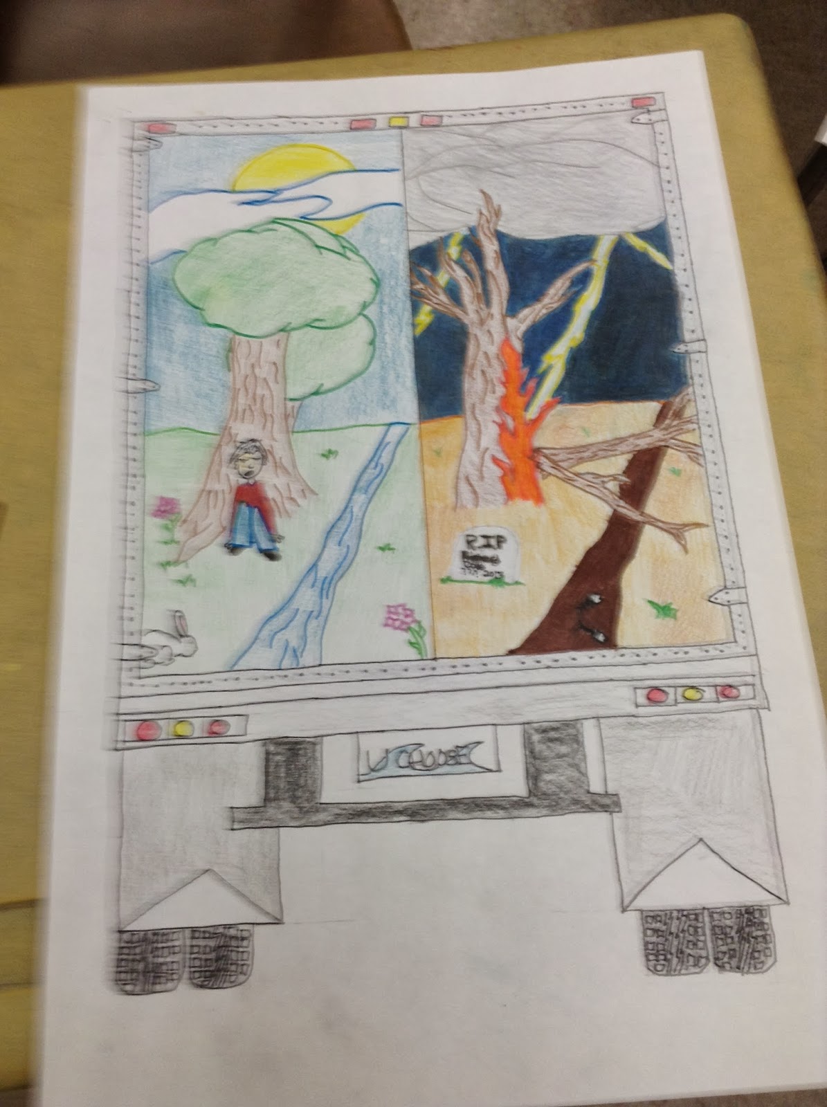 art inklings: Life and Death- Drawing With Symbolism