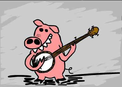 Dueling Banjo Pigs: Jan Mis: Banjo Pig