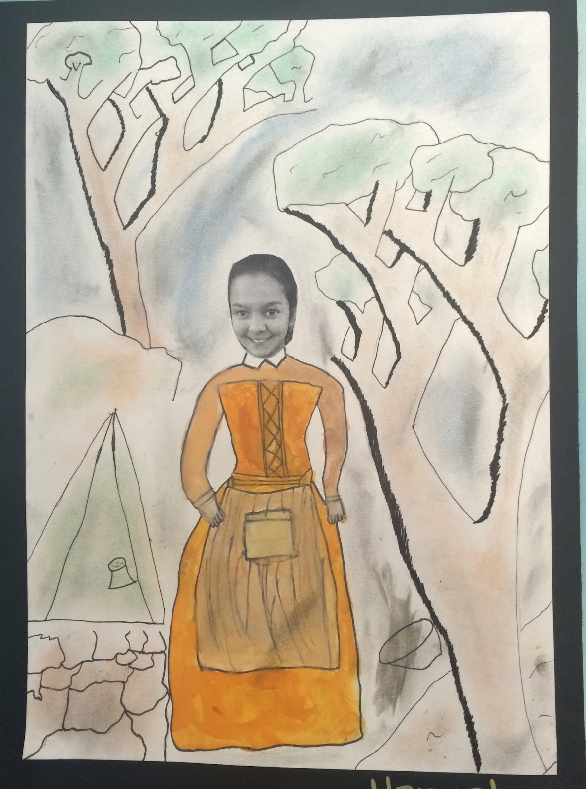 Art with Mrs Baker: Grade 5 Gold Rush Artworks