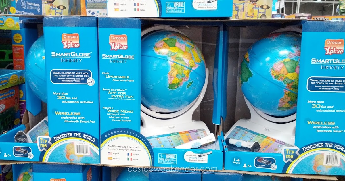 Oregon Scientific Xplore SmartGlobe Infinity Interactive Globe | Costco ...