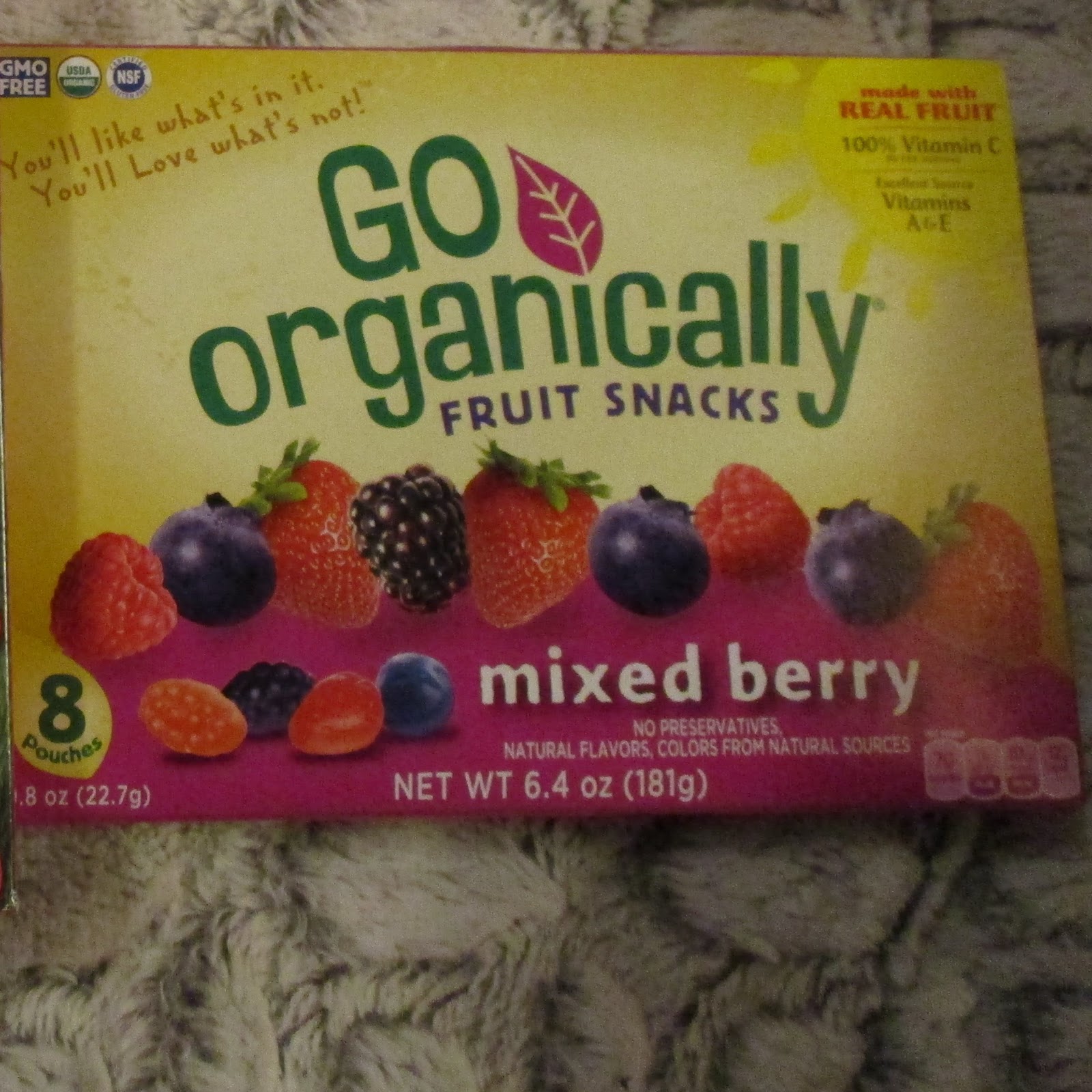 Missy's Product Reviews : Go Organically Fruit Snacks Mixed Berry ...