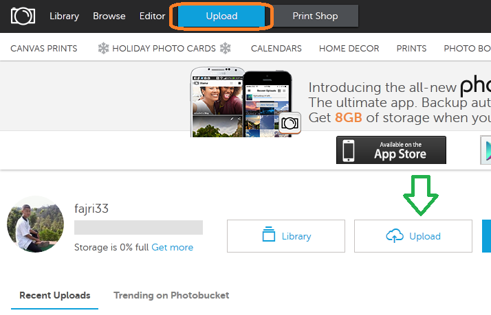 CARA UPLOAD FOTO MELALUI PHOTOBUCKET - mikrotik instan