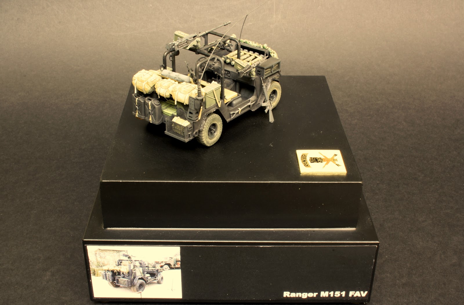 Miniature Creations: Ranger M151 FAV as seen in Military in Scale May 2012