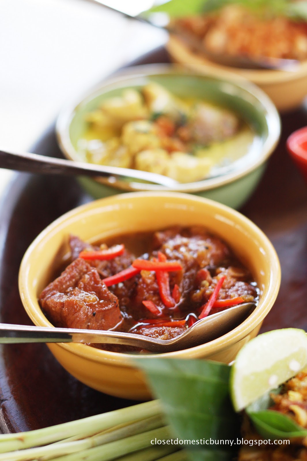 cooking. eating. carousing.: bumbu bali nasi campur