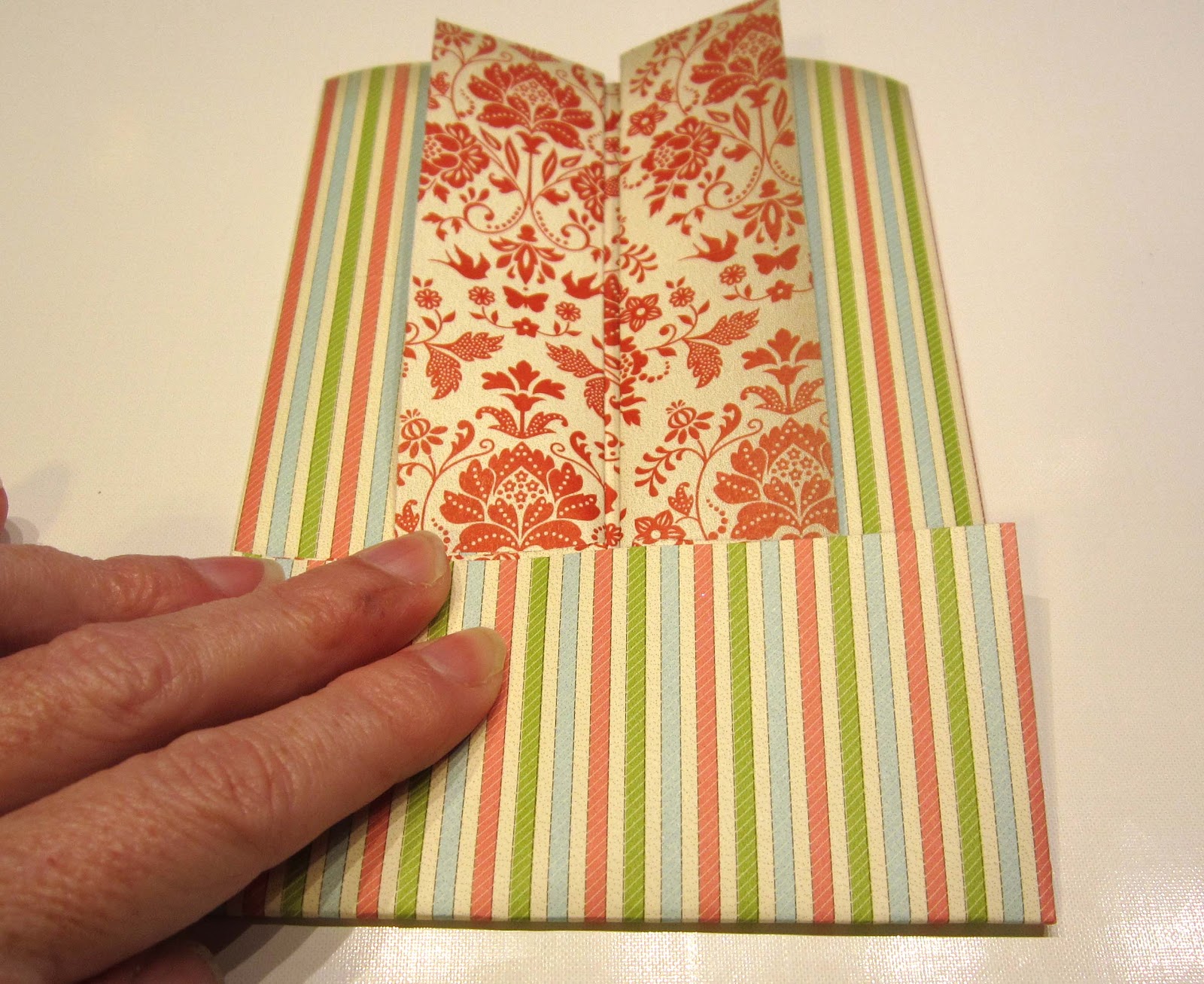 Inking It Up With Cathy: Technique Tuesday - Box Fold Card....