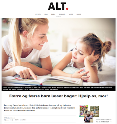 Alt for Damerne - Hjælp os, mor! Færre og færre børn læser bøge men vi kan få dem til at læse mere