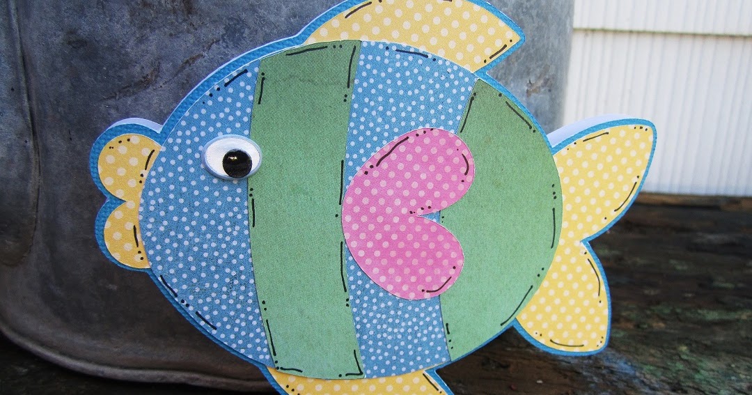 The Paper Garden: Fish Shaped Card