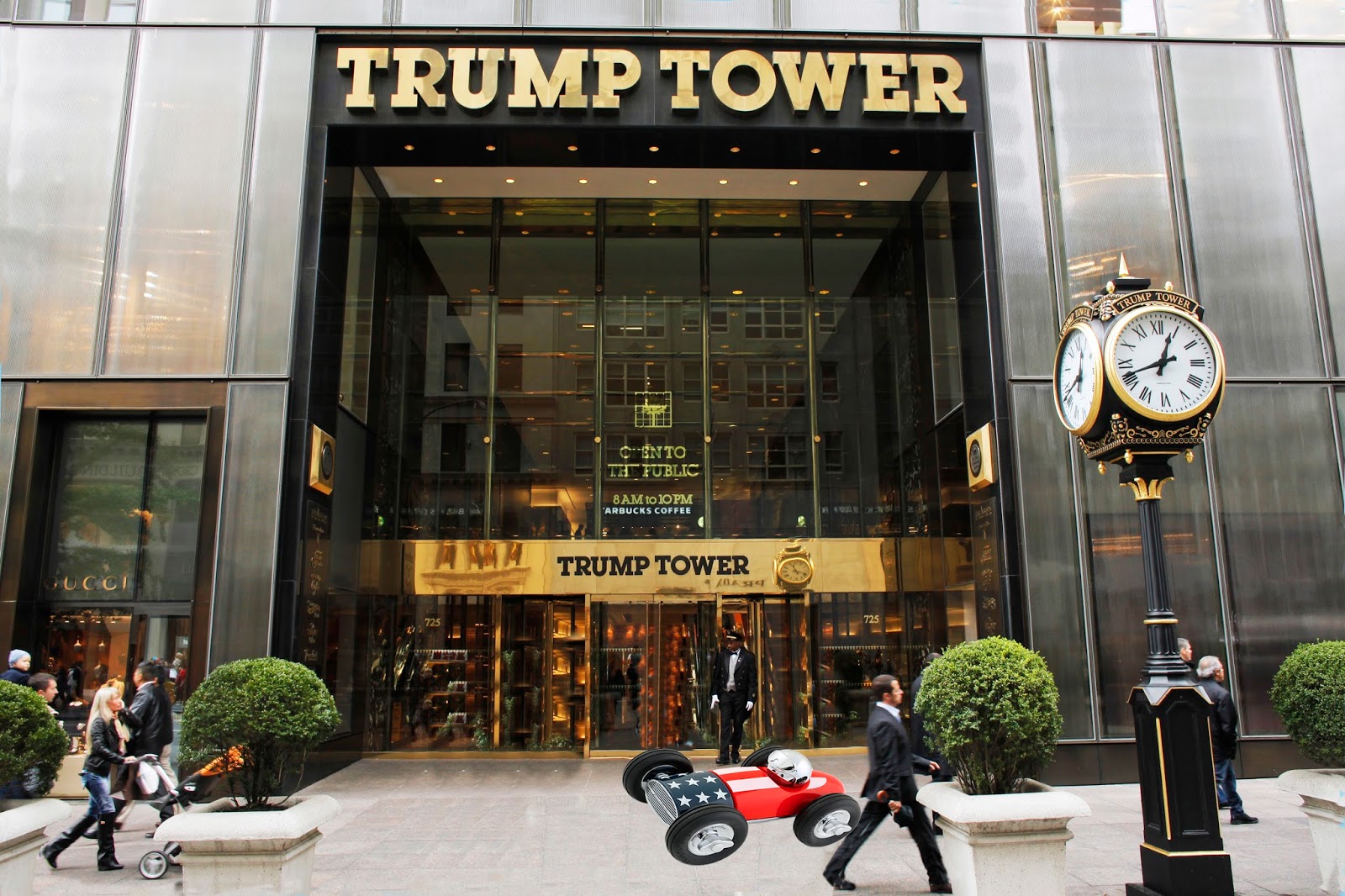 - POINTS OF VIEW _______________: THE DONALD TRUMP RACING CAR...