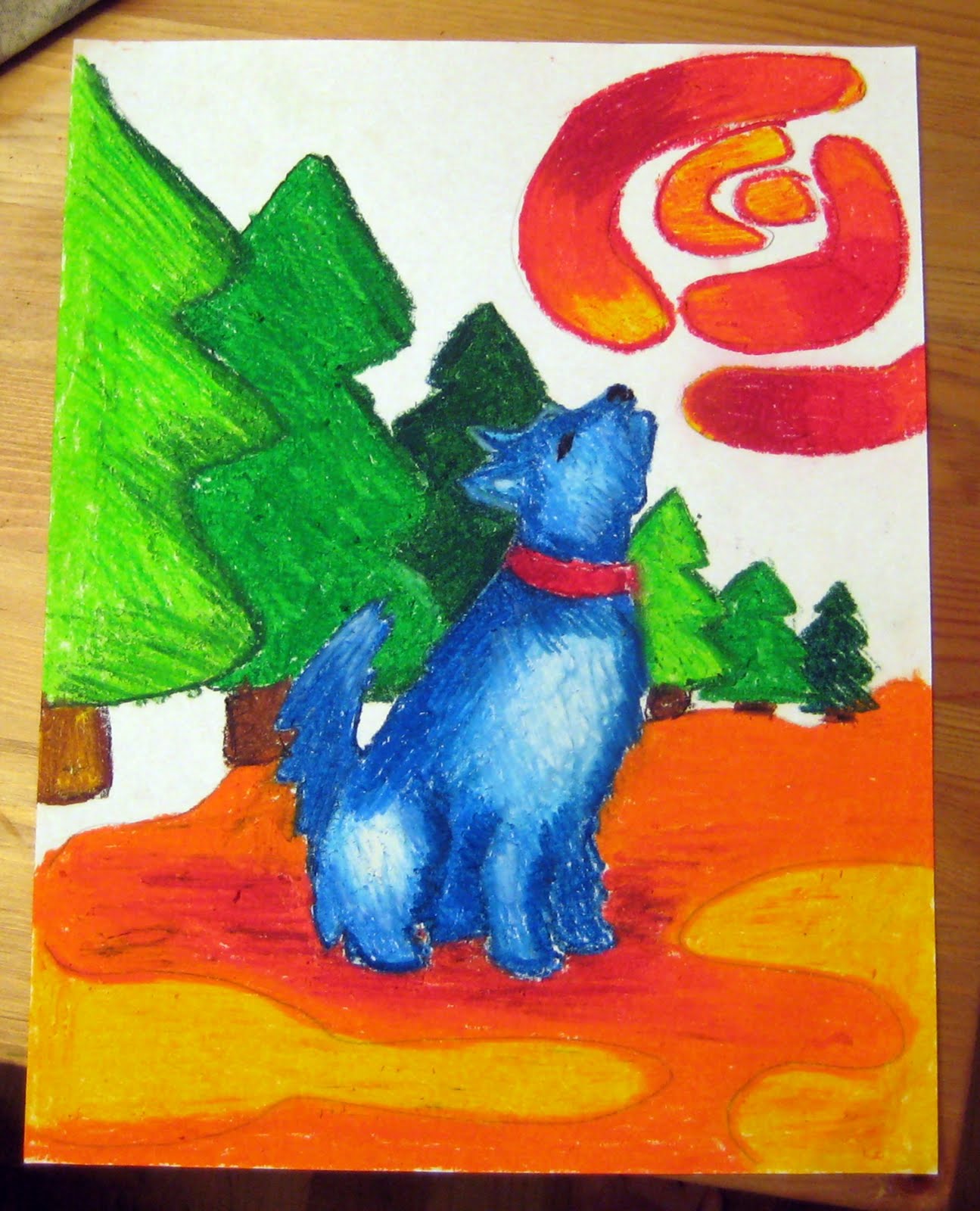 Mrs. Art Teacher!: Franz Marc...second steps