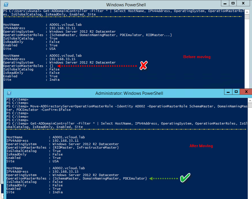 vGeek: Powershell - Domain Controller inventory and Transfering ...